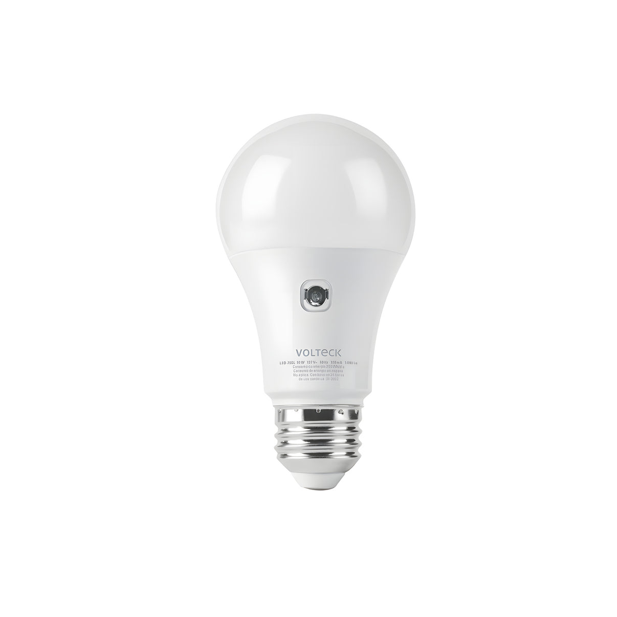 Lámpara LED tipo bulbo A19 10 W con sensor de luz, Volteck – Macofe México